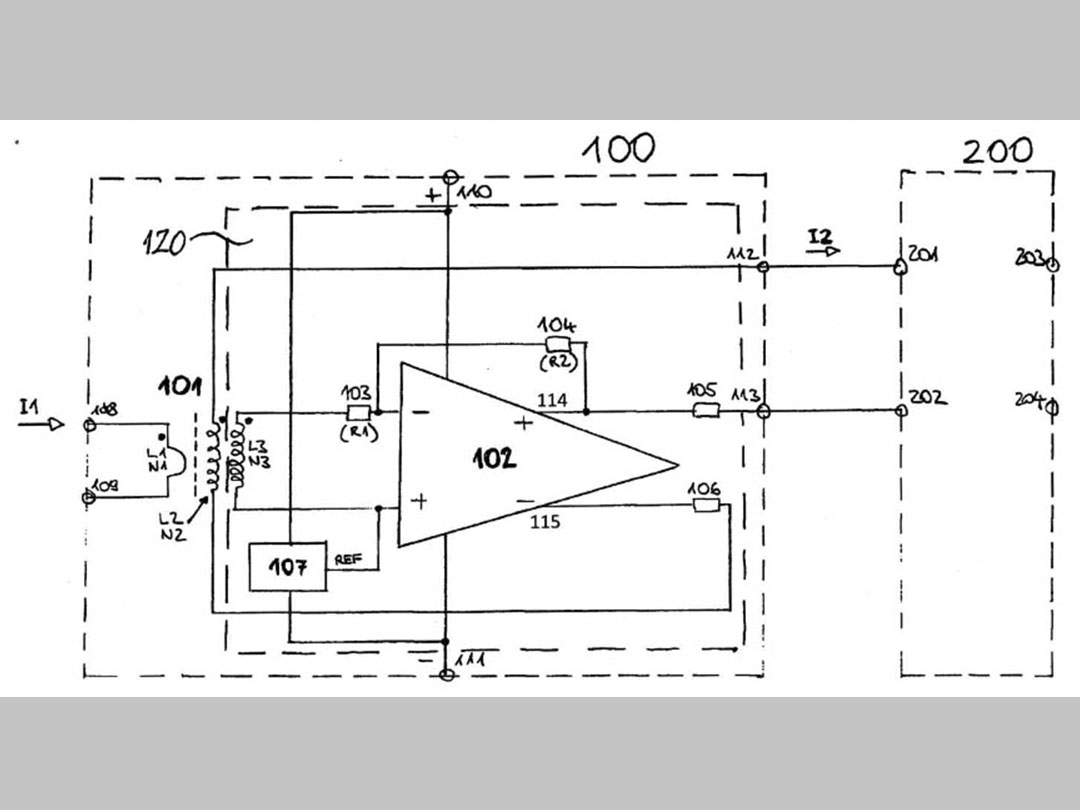 Active current converter for cascade ac current transformer ...