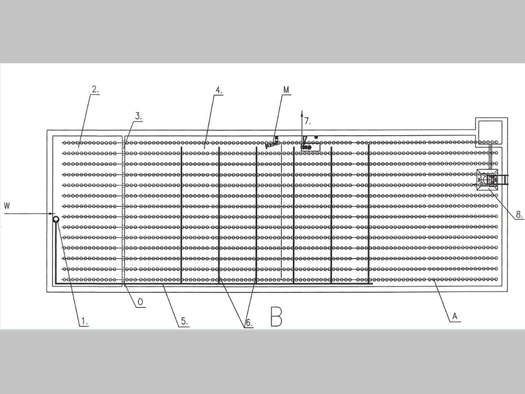Modified continuous flow sequencing batch reactor and a method for ...